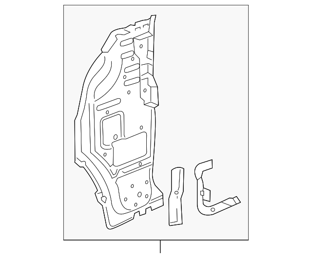 2015-2021 GM Inner Hinge Pillar - Passenger Side (RH) 23372534 ...