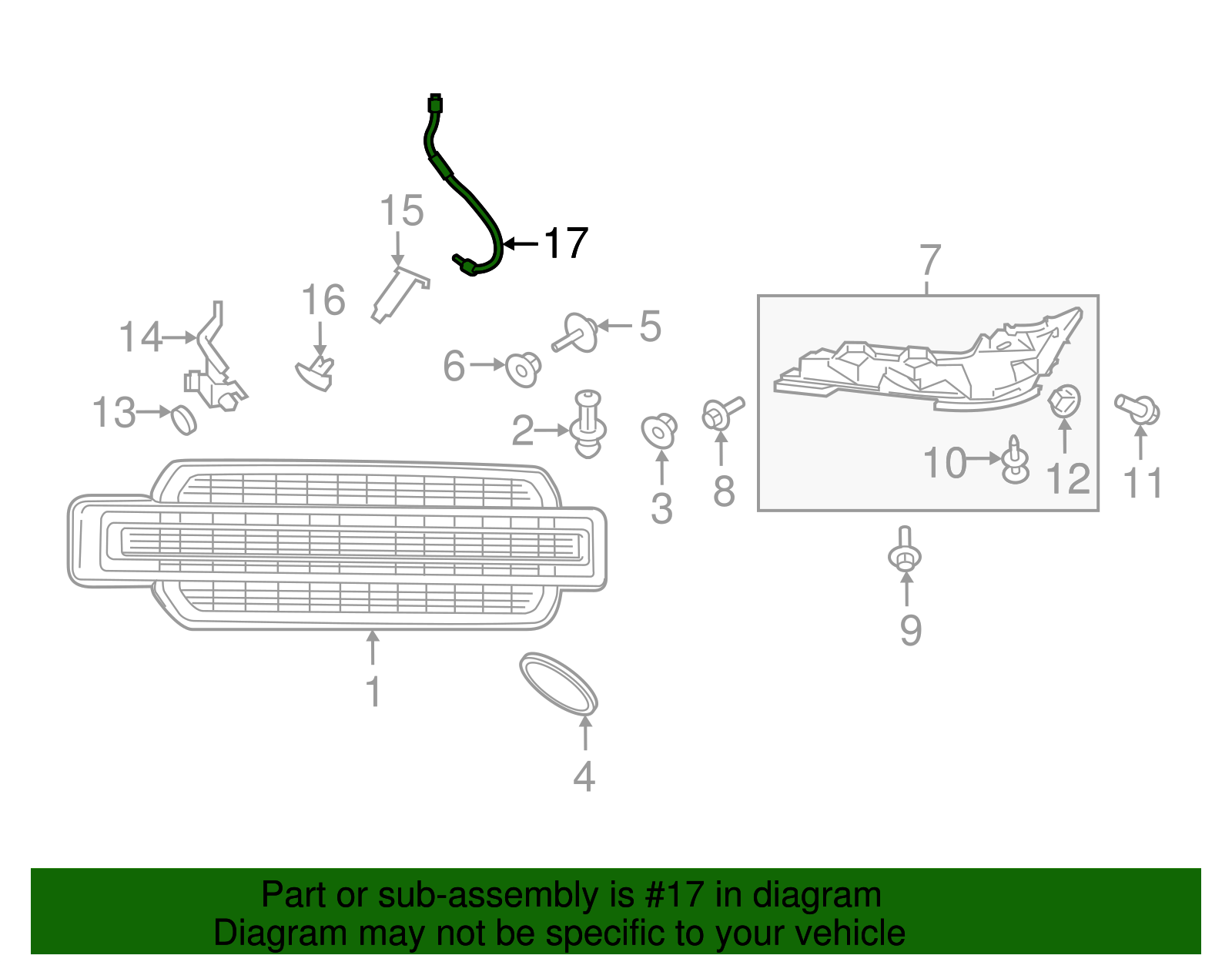 Genuine OEM Ford Part - Washer Hose JL3Z-17A605-B | Genuine OEM Ford ...