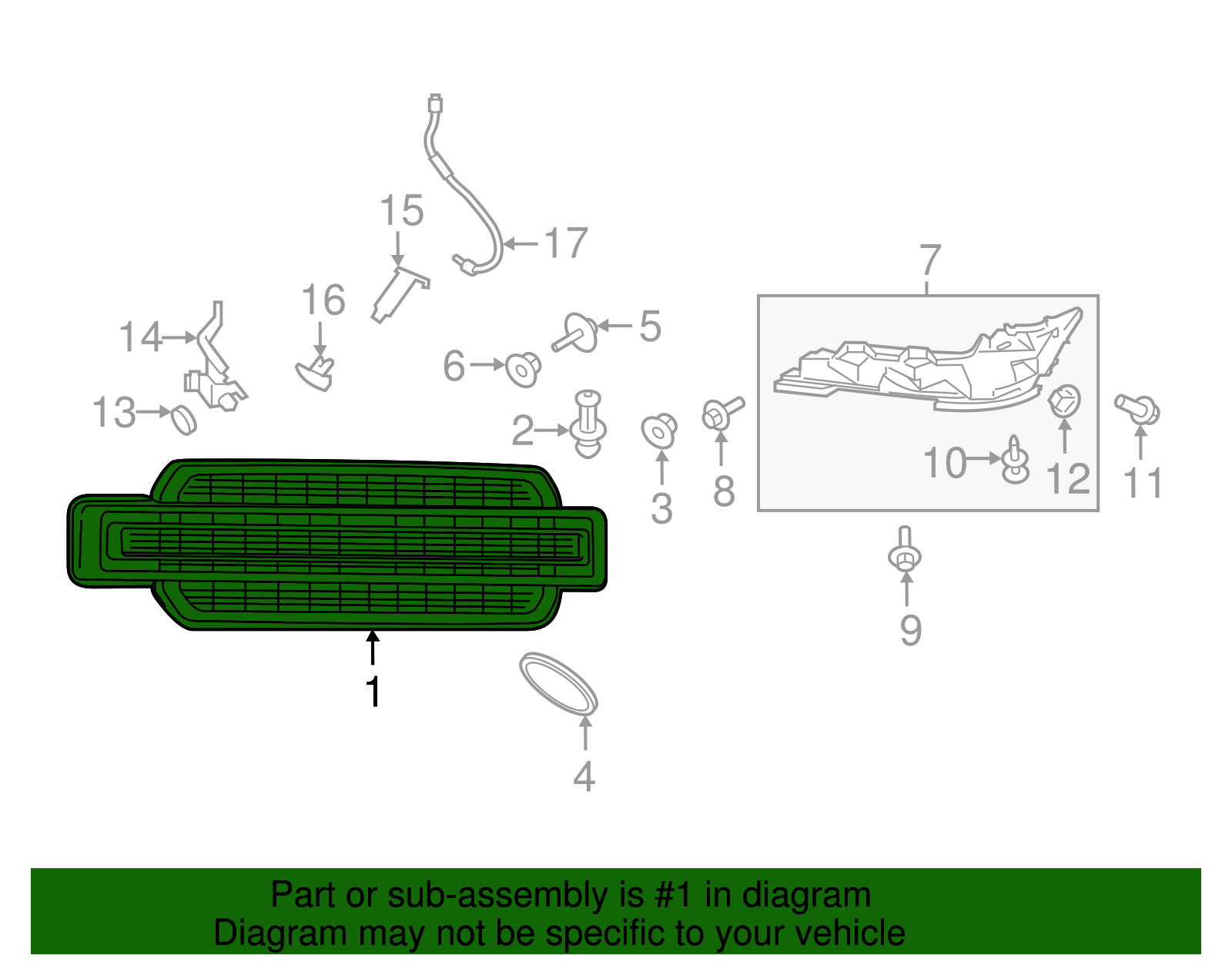 OEM Ford Grille For 2018-2019 Ford F-150 - Part No. JL3Z-8200-SRPTM ...