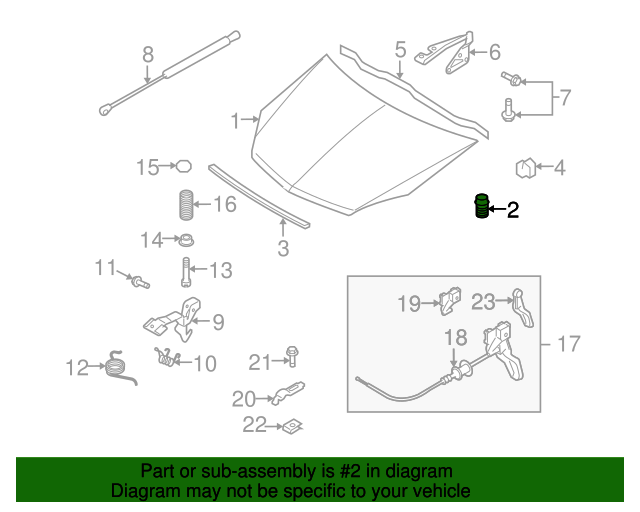 22863104 Bumper - New OEM Part From GM Parts Direct | GM Parts Store