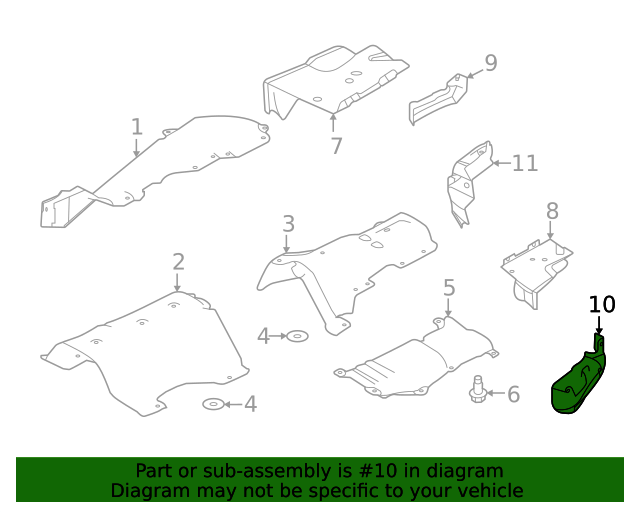Genuine Rear Shield for 2021-2023 Land Rover Discovery | Land Rover ...