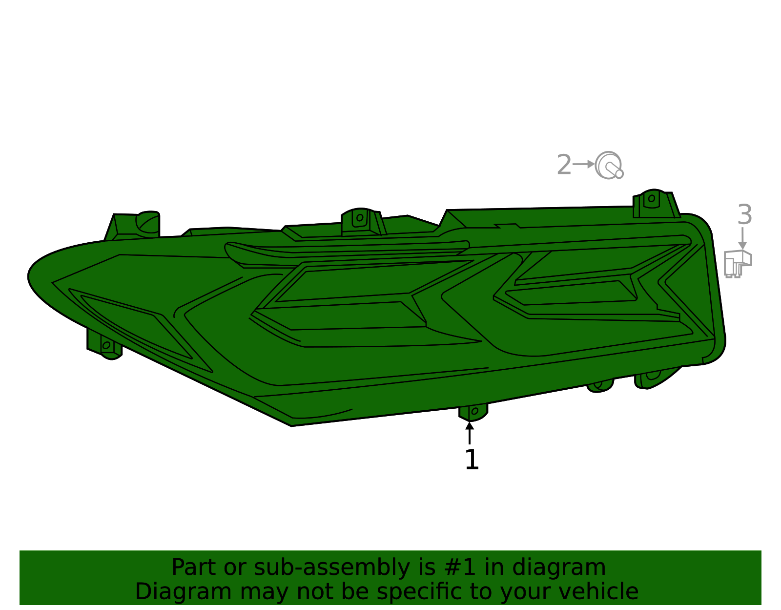 2020-2025 Chevrolet Corvette Lamp 85108376 | OEM Parts Online