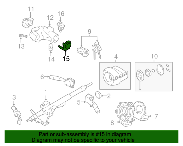 2017-2021 Subaru Ignition Immobilizer Module 88216FL00B | QuirkParts