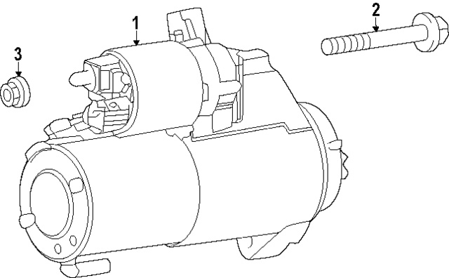 OEM 2024 Toyota Tacoma Starter Motor Part # 28100-F0110 | Modern Toyota ...