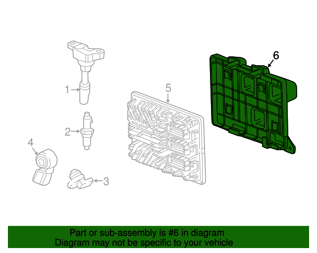 2015-2022 GM Engine Control Module Bracket 23302584 GM | GMPartsDirect.com