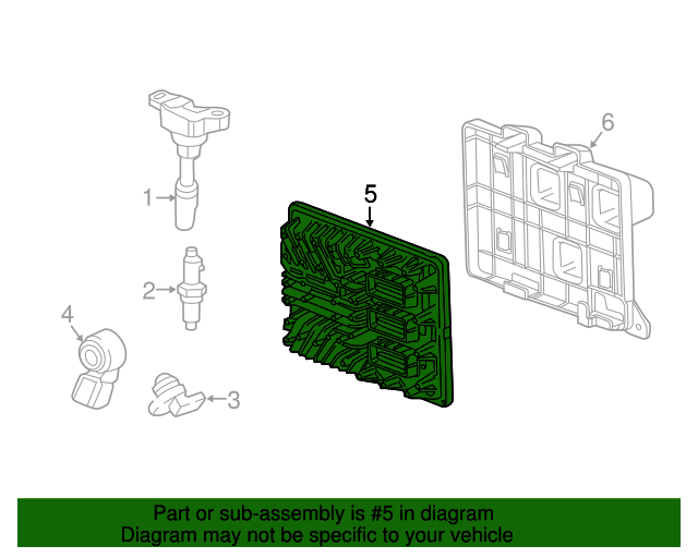 2017-2022 GM Engine Control Module 12700116 | AutoNationParts.com