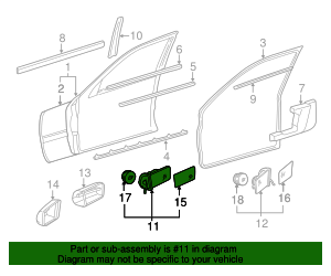 1994-2000 Mercedes-Benz Mirror Assembly - Right 210-810-68-16 | MB OEM ...