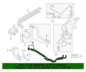 Ford GN1Z-7R081-J - Oil Tube - 2018-2021 Ford EcoSport | OEM Ford Parts ...