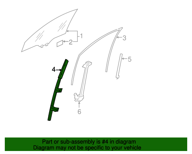 72270-TX4-A01 - Front Guide 2013-2018 Acura RDX | AutoNation Parts