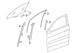 72270-TX4-A01 - Front Guide 2013-2018 Acura RDX | AutoNation Parts