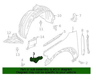 DFR5-52-140 - Front Bracket - 2020 Mazda CX-30 | Werner Mazda Parts