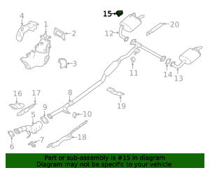 2019-2024 Nissan Altima Exhaust System Hanger 20651-6CA0A ...