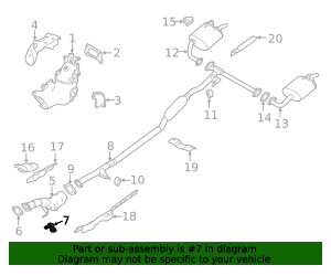 20611-6CA0A - Converter & Pipe Support Bracket 2019-2024 Nissan Altima ...