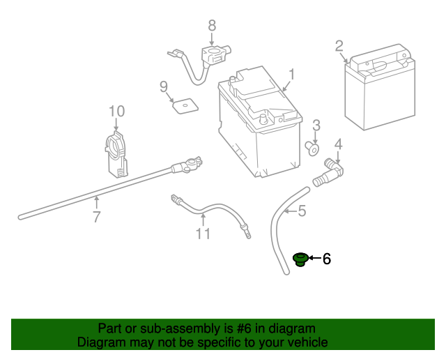 000-998-02-01 - Grommet 2006-2021 Mercedes-Benz | Mercedes-Benz USA Parts