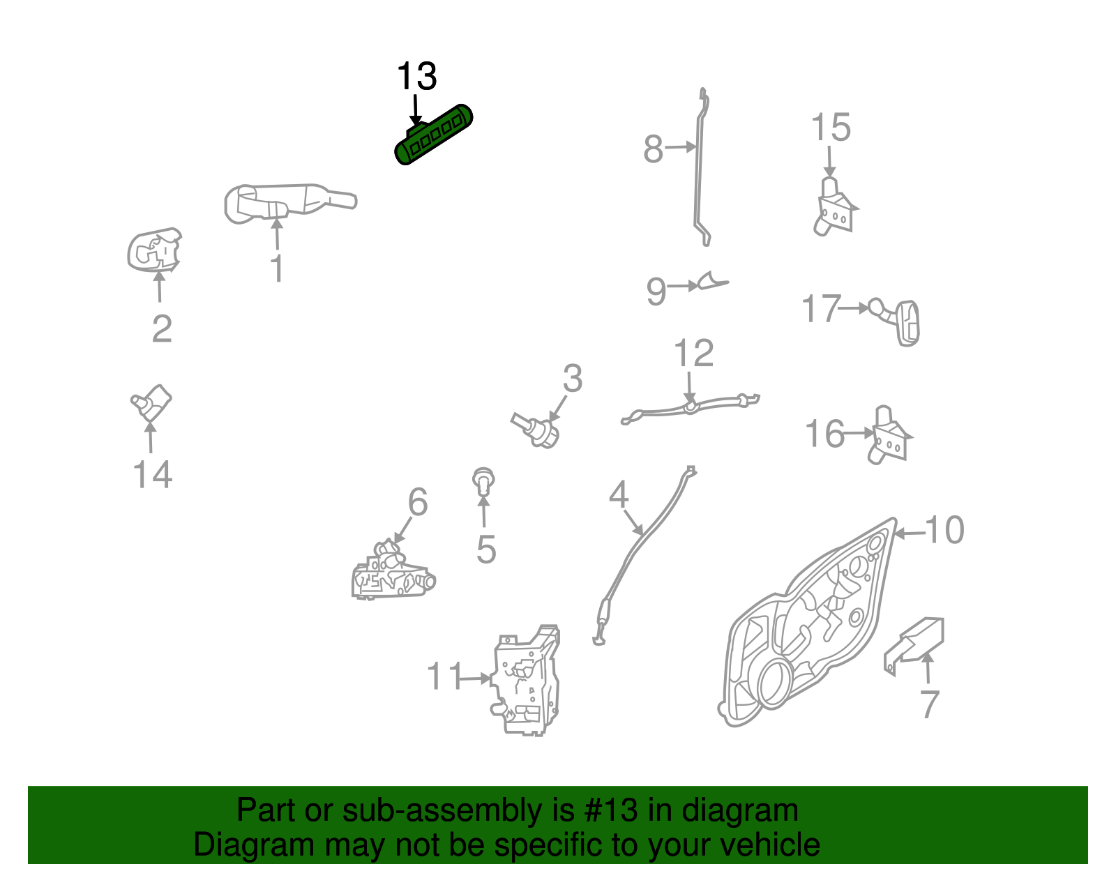 8H6Z-14A626-AV - High-Quality Keyless Lock Pad for 2008-2012 Ford ...