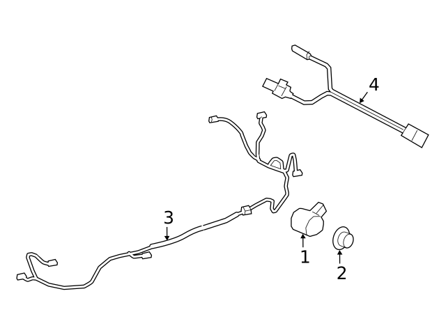 2015-2018 Porsche Macan Wire Harness 95B-971-104-AS | Sunset Porsche Parts