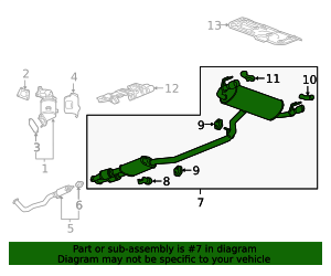 2023-2024 Chevrolet Blazer Exhaust Muffler with Exhaust Aftertreatment ...
