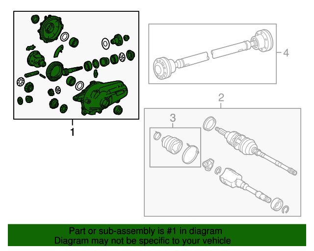 2007-2021 Lexus Carrier Assembly 41110-30A51 | OEM Parts Online