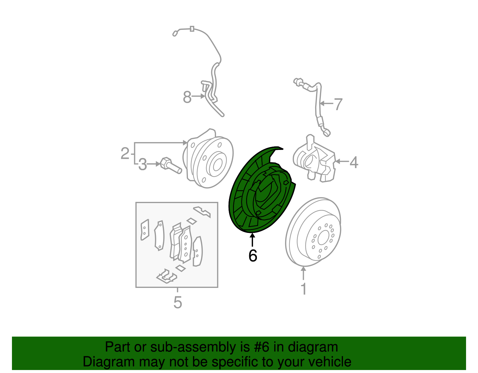 2007-2009 Hyundai Santa Fe Splash Shield 58250-2B000 | Gary Rome Hyundai
