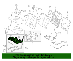 2017-2019 Toyota Highlander Frame 71015-0E180 | Toyota Parts Center