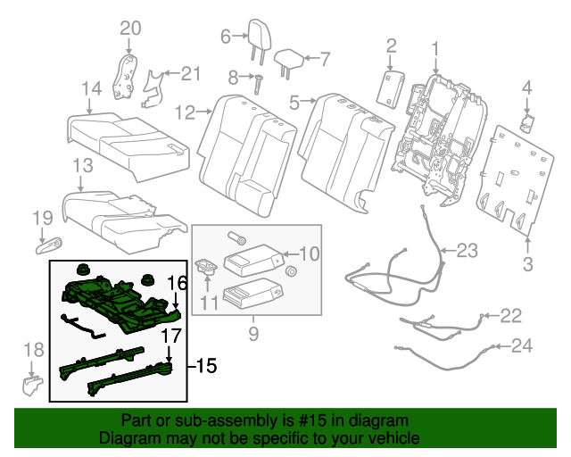 79101-0E200 - Frame Assembly - 2017-2019 Toyota Highlander | Lithia ...