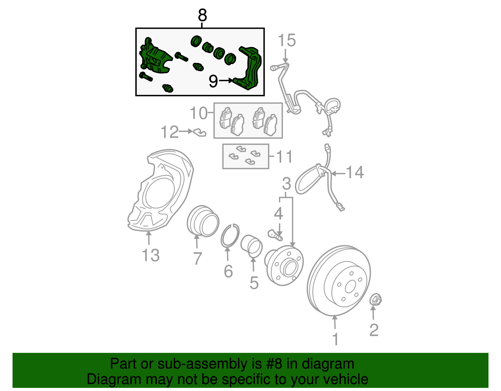 2004-2009 Lexus Caliper 47750-48140 | OEM Parts Online