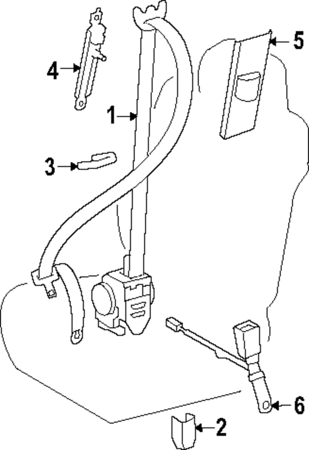 2022-2025 Toyota Buckle End 73240-0C150-C0 | Toyota San Diego Parts
