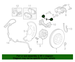 13507577 GM Front Disc Brake Caliper Guide Pin Seal | GM Parts Store