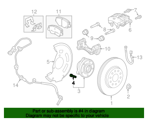 2016-2022 Chevrolet Wheel Bolt 9599489 | TascaParts.com
