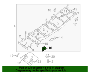 2004-2018 Nissan Mount Bracket 50412-7S030 | Ziegler Nissan of Orland Park