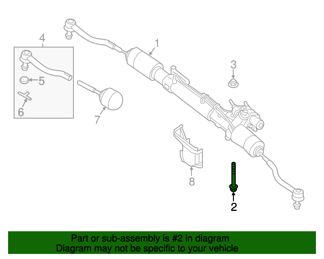 54368-JA020 - Gear Assembly Bolt - 2007-2017 Nissan | World OEM Parts ...
