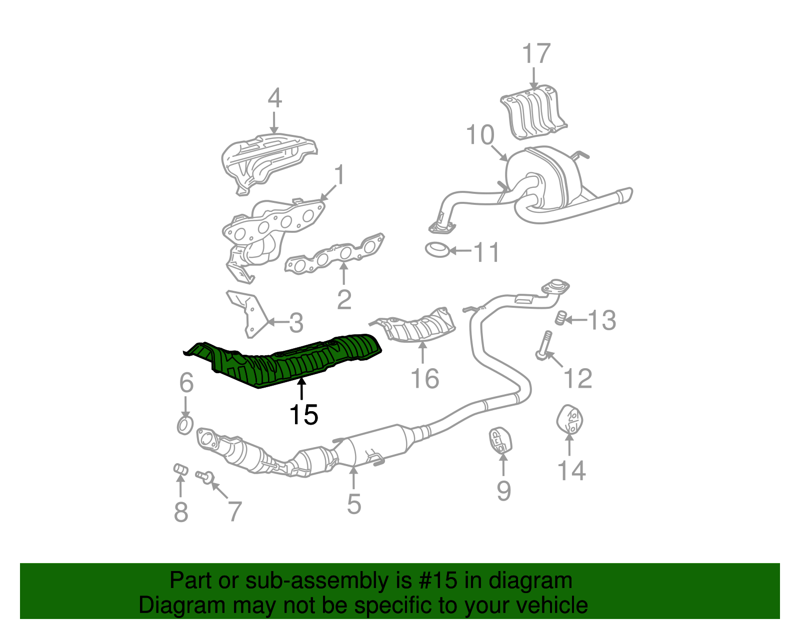 2007-2014 Toyota Heat Shield 58151-52062 | OEM Parts Online