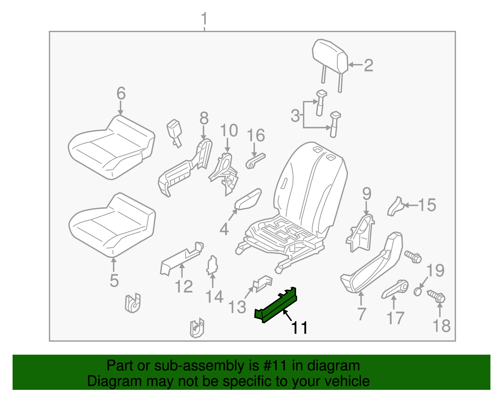 87381-3LM0A - High-Quality Seat Trim Panel for 2013-2021 Nissan NV200 ...