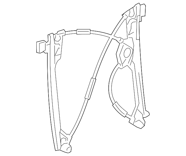 2015-2020 GM Front Passenger Side Door Window Regulator 84621037 GM ...