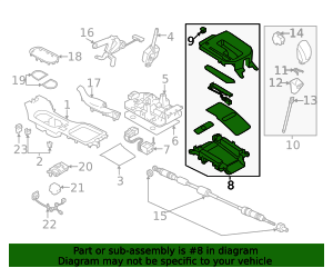 2017-2023 Subaru Shift Indicator 35170FL062 | Subaru Parts For You