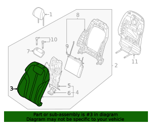 88360-AR010-JP7 - Covering Assembly Front Back Left-hand 2022-2023 ...