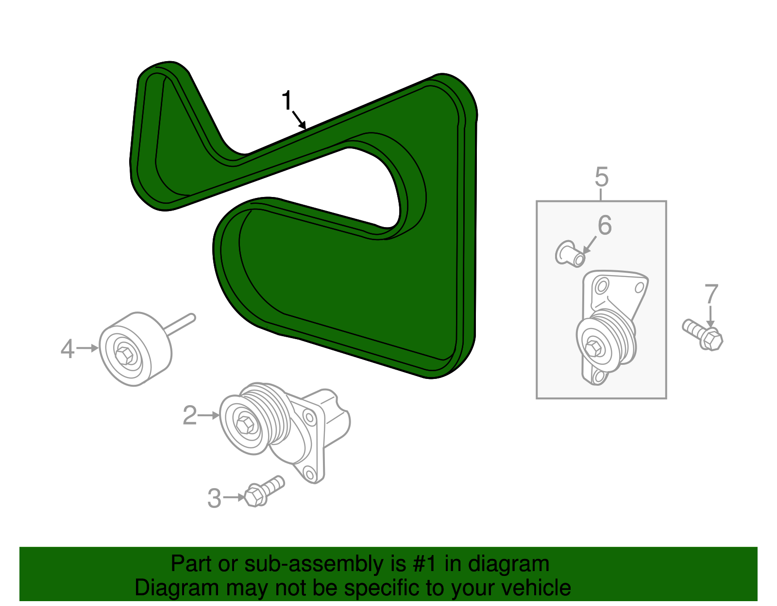 2010-2015 Mazda Serpentine Belt L538-15-909A | OEM Parts Online