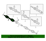 2019-2020 Kia Sorento Axle Assembly 49501 C5480 | Kia OEM Parts Online