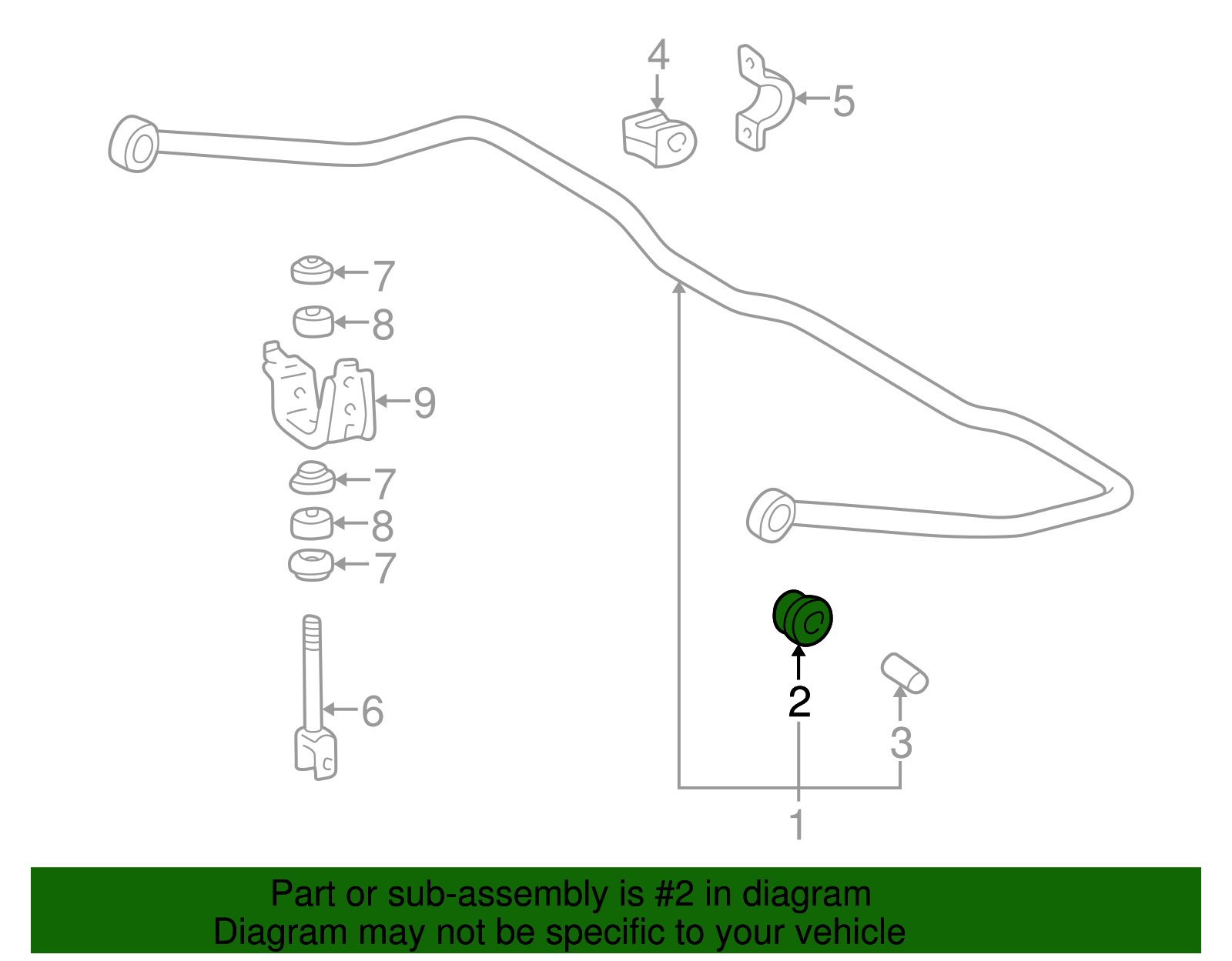90385-11021 - Link Bushing 1984-2007 Toyota | Longo Toyota Parts