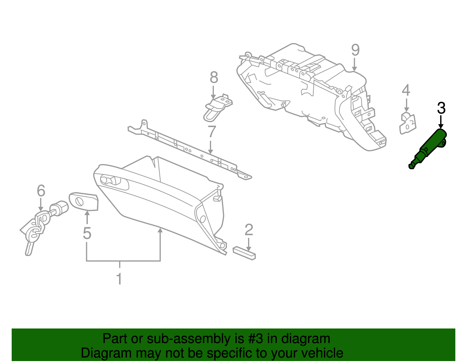 2013-2017 Honda Accord Damper 77531-T2F-A01 | OEM Parts Online