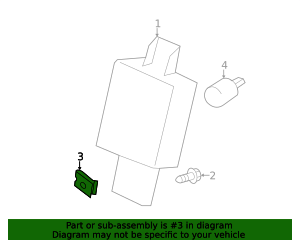 2015-2025 GM High Mount Lamp U-Nut (Replaces Part Number 11516397 ...