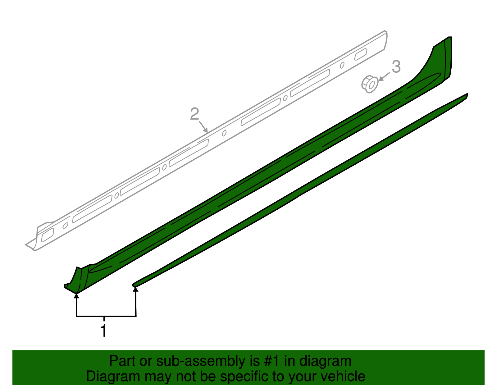 8W9-853-856-E-MX3 - 2017-2019 Audi A4 allroad - Rocker Molding ...