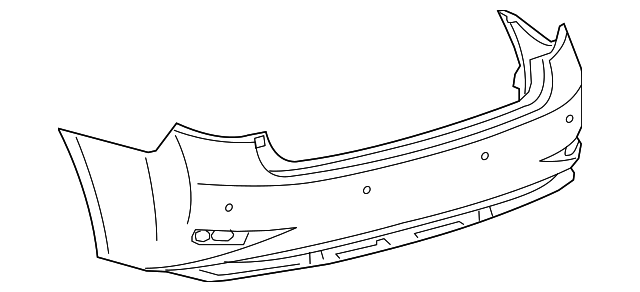 52159-33942 - Bumper Cover 2013-2015 Lexus ES350 | Longo Lexus Parts