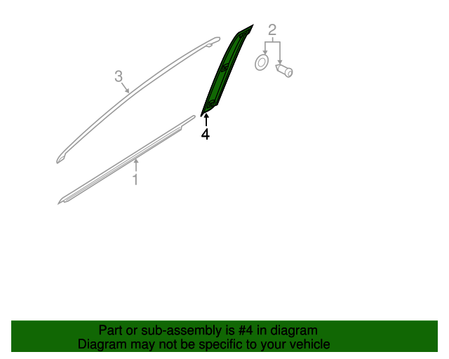 2015-2020 Kia Sedona Applique - Driver's Side (LH) 82250-A9010 ...