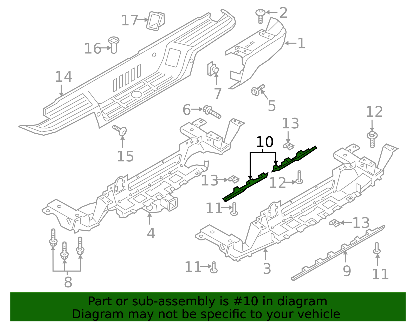 2019-2023 Ford Ranger Lower Extension KB3Z-17F774-A | OEM Parts Online