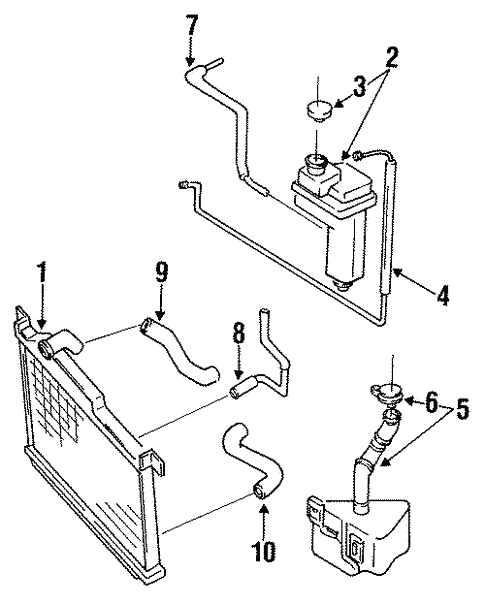 Radiator & Components for 1993 Mazda RX-7 | Mazda-Parts