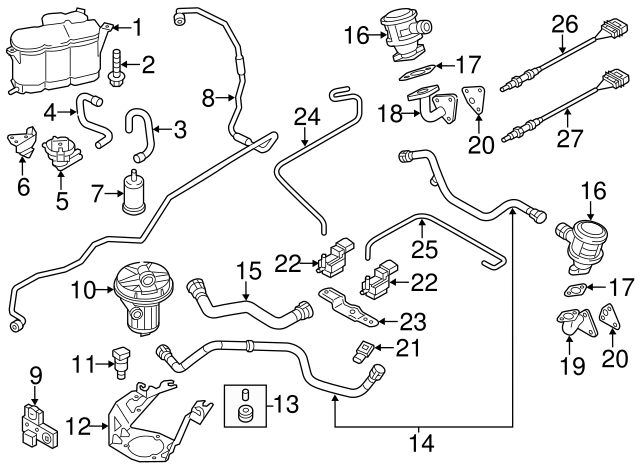 2008-2012 Audi Valve 079-131-101-AN | Audi USA Parts