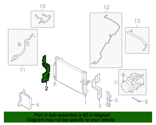 2010-2015 Infiniti Side Seal 92184-1NF0A | INFINITI Parts & Accessories ...