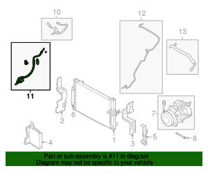 2007-2017 Infiniti Suction Hose 92480-3WK0A | OEM Parts Online