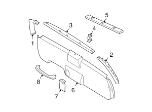 1998-2024 Nissan INTERIOR TRIM CLIP (S13 S14 Z33 Z34 R32 R33 +more ...